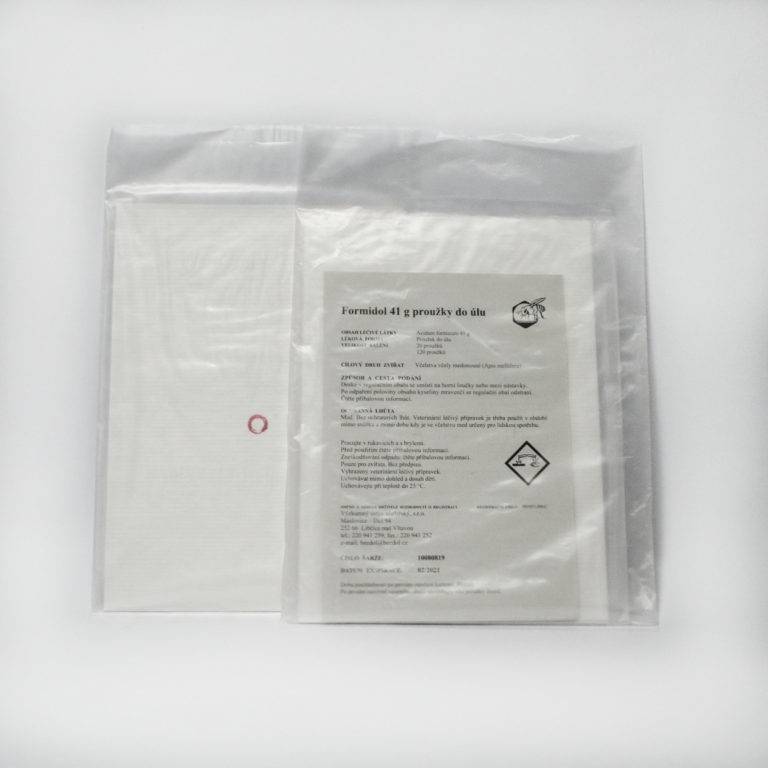 Formidol 41 g proužky do úlu (balení 20 desek) - Výzkumný ústav včelařský